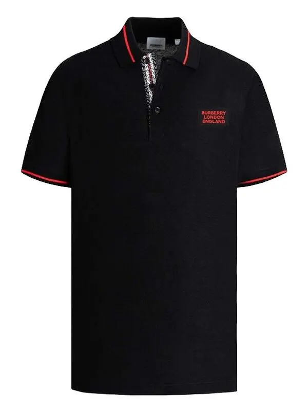 Burberry Grenford Polo Shirt - Black