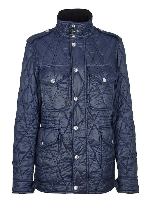 Burberry Garrington Quilted Jacket - Navy Blue