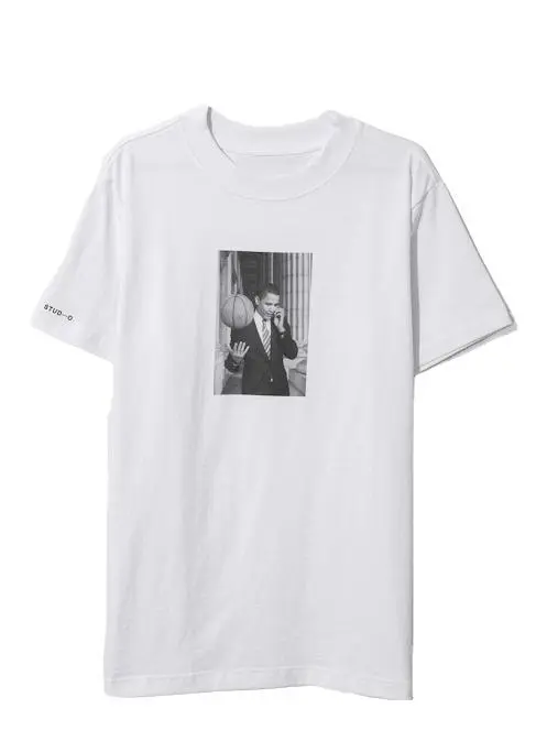 BRISTOL STUDIO Iconic Obama Tee Shirt - White