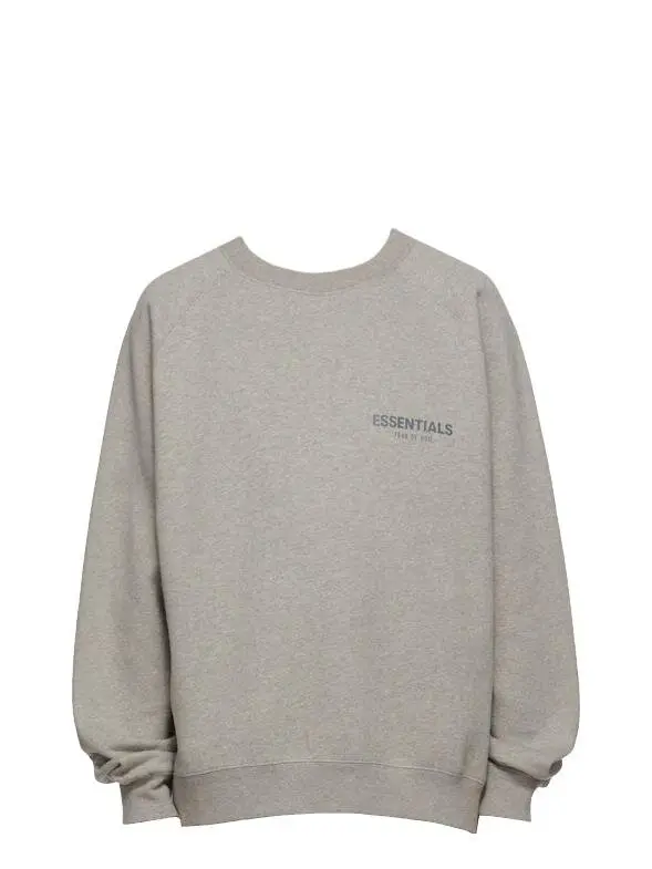 Fear Of God Essentials Core Collection Crewneck Sweatshirt - Dark Heather Oatmeal