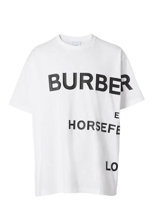 Burberry Horseferryprint T-shirt - White/black