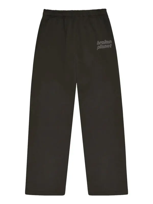 BROKEN PLANET Straight Leg Sweatpants - Black