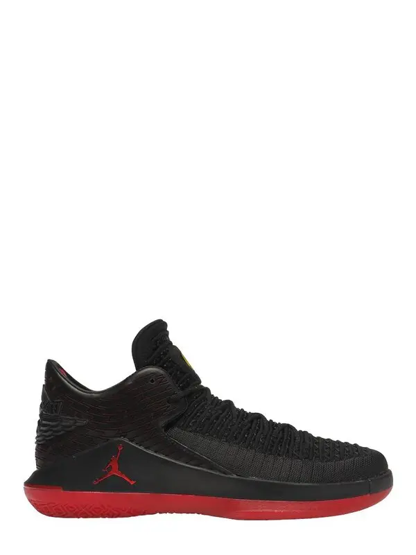 JORDAN Xxxii Low Last Shot Sneakers - Black/gym Red/tour Yellow
