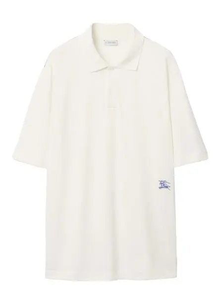 Burberry Cotton Polo Shirt - Rain