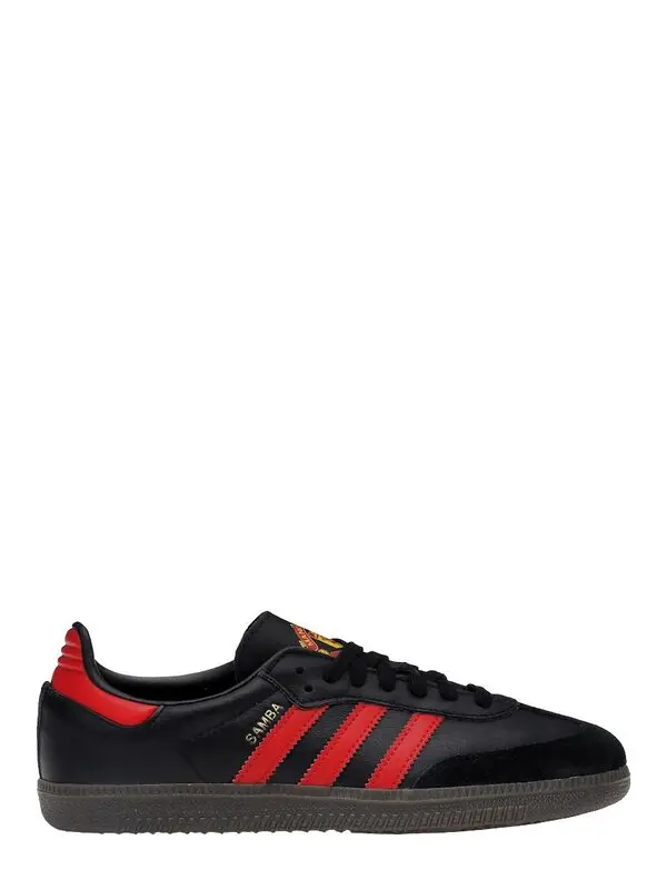 Adidas Samba Team Manchester United Sneakers - Core Black/real Red/gum