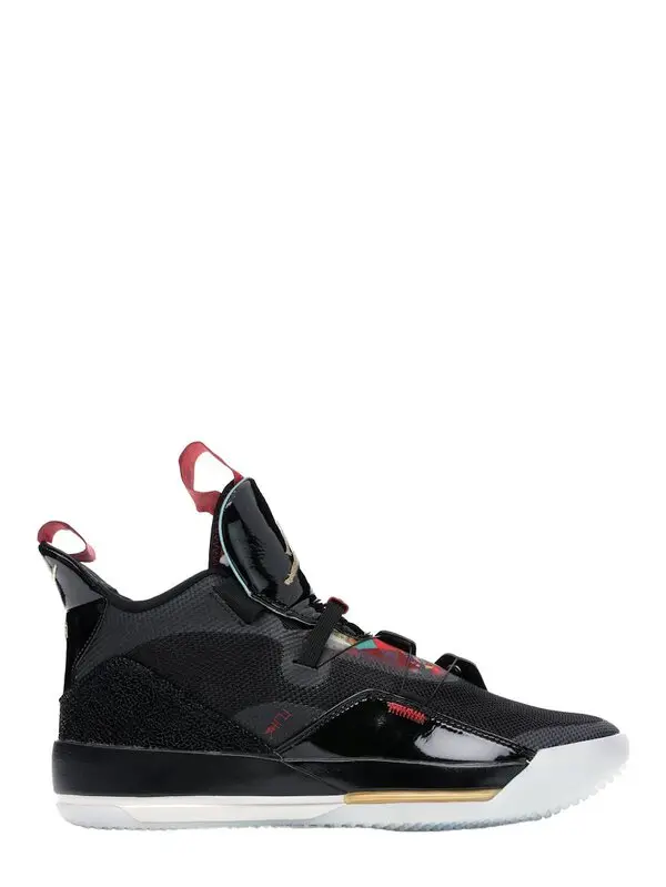 JORDAN Xxxiii Chinese New Year Sneakers - Black/metallic Gold/university Red