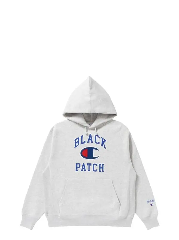 BLACKEYEPATCH X Champion Reverse Wave Hoodie - Silver Grey