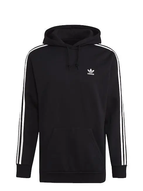 Adidas Classic 3-stripes Pullover Hoodie - Black/white