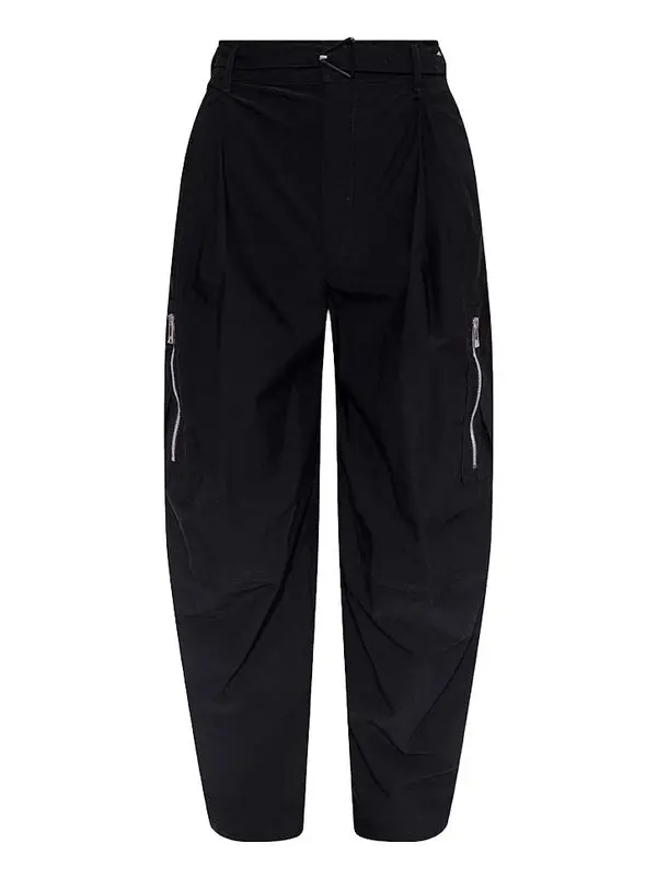 Bottega Veneta Belted Cargo Trousers - Black
