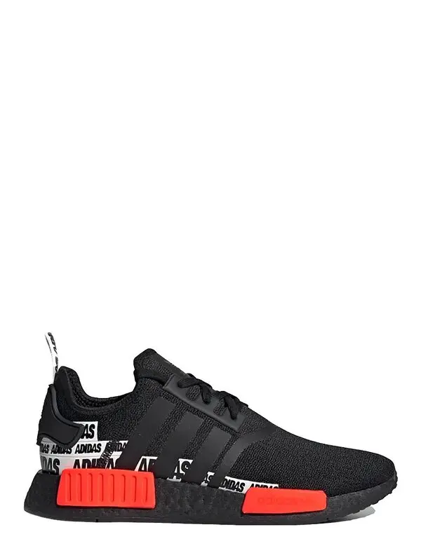 Adidas Nmd R1 Label Pack Sneakers - Core Black/solar Red
