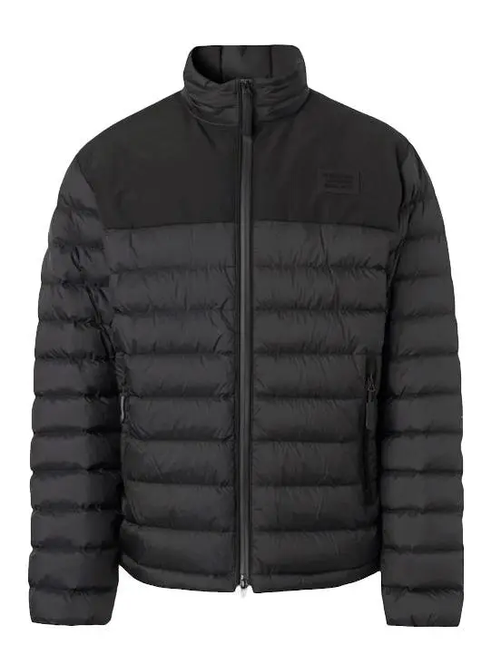 Burberry Logo Applique Lightweight Puffer Jacket - Black