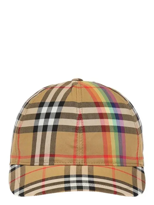 Nike Checked Baseball Cap - Antique Yellow Rainbow