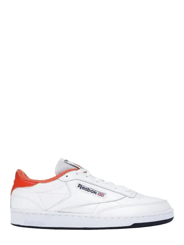 REEBOK Club C 85 Eric Emanuel Sneakers - White/energy Orange/collegiate Navy Blue