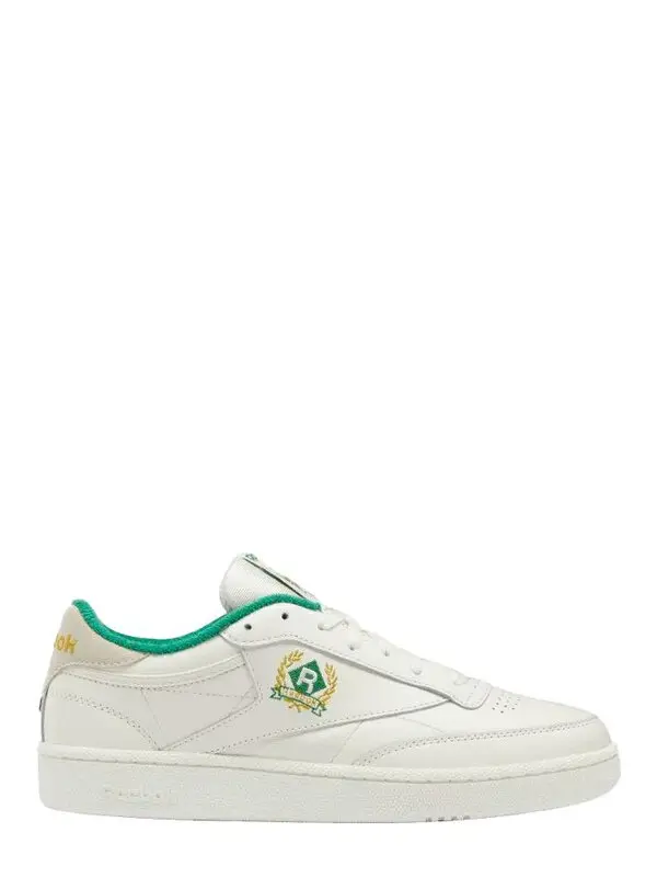 REEBOK Club C 85 Sneakers - Chalk/glen Green/gold Metallic