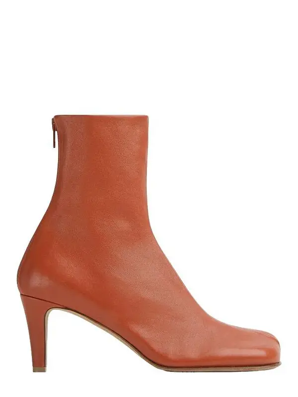 Bottega Veneta Leather Ankle Boot - Brown