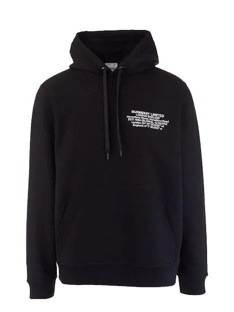 Burberry Location 3d Logo Hoodie - Black