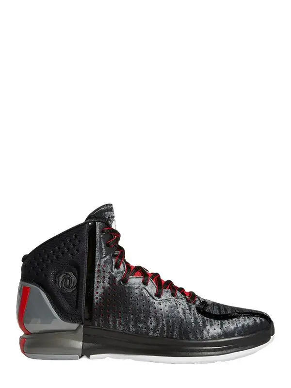 Adidas D Rose 4 Restomod Sneakers - Black/grey/red