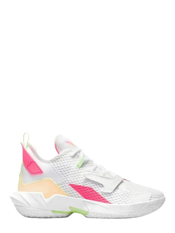 JORDAN Why Not Zer0.4 Sneakers - White/hyper Pink/lime Glow