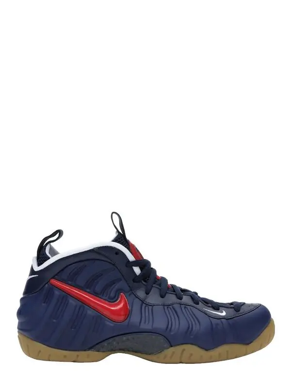 Nike Air Foamposite Pro University Red Sneakers - Blue Void/gum Light Brown/white