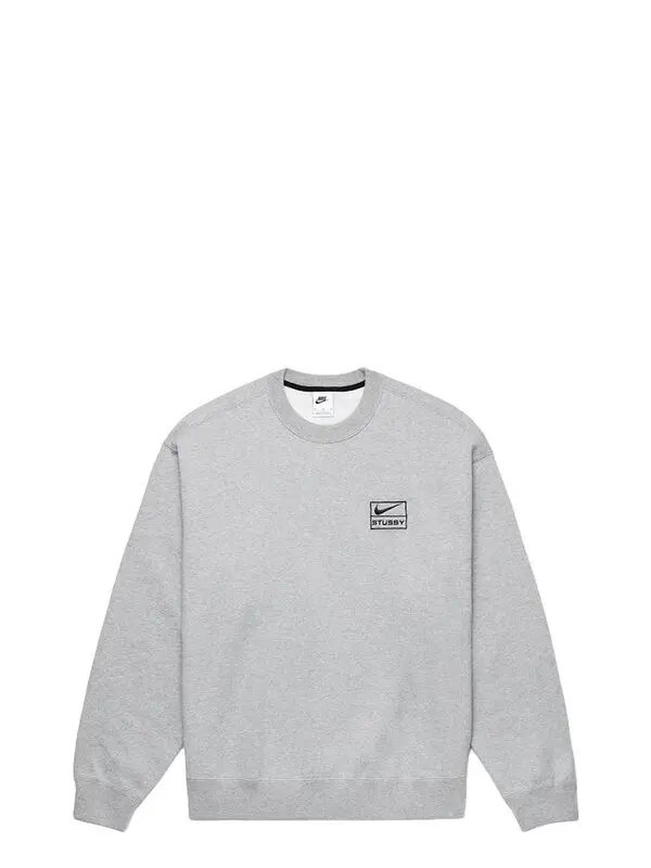 Nike X Stussy Crew Fleece - Grey