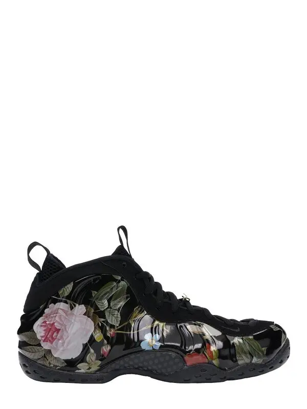 Nike Air Foamposite One Floral Sneakers - Black/white