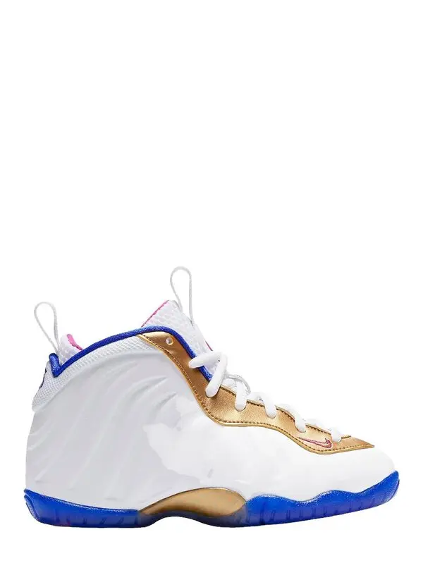 Nike Air Foamposite One Sneakers - White/fuchsia Blast/racer Blue