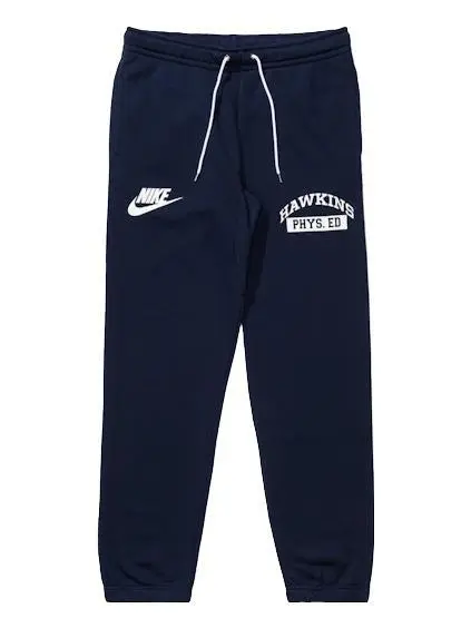 Nike X Stranger Things Hawkins High Sweatpant - Navy Blue