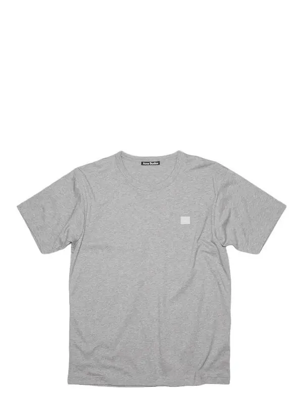 Acne Studios Lightweight Nash Face T-shirt - Light Grey Melange