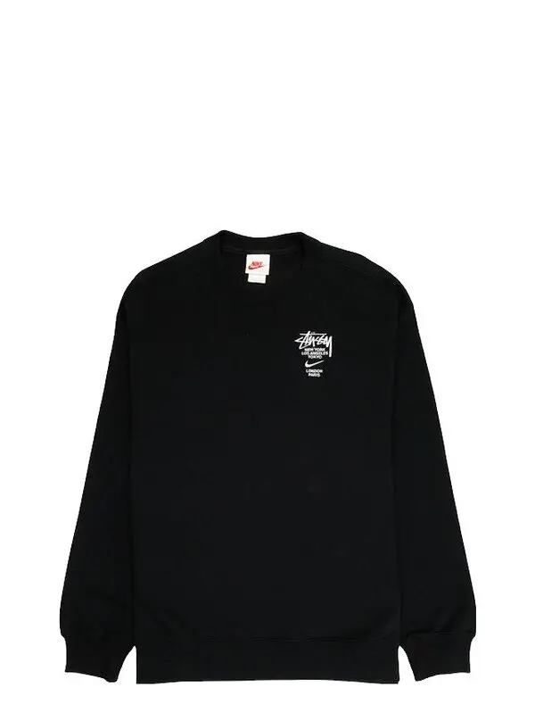 Nike X Stussy International Crewneck Sweatshirt - Black