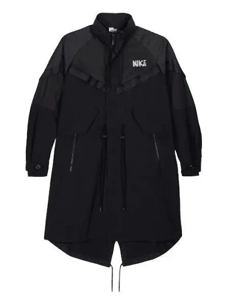 Nike X Sacai Trench Coat - Black