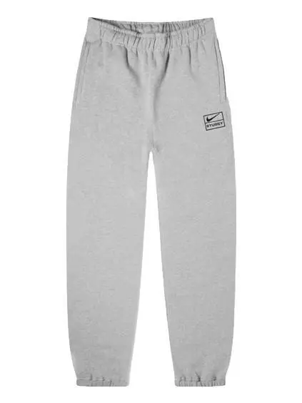 Nike X Stussy Nrg Br Fleece Pant - Gray