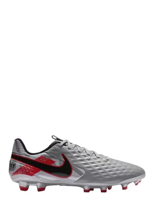 Nike Tiempo Legend 8 Academy Mg - Metallic Bomber Grey/particle Grey/laser Crimson