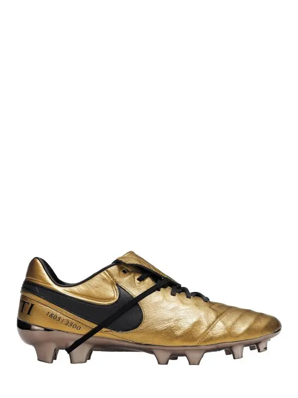 Nike Tiempo Legend Vi Se Fg Totti X Roma - Metallic Gold/team Crimson/black
