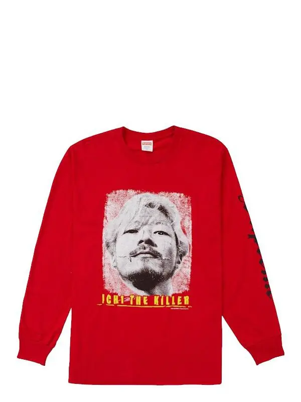 Supreme Ichi The Killer Long Sleeve Tee Shirt - Red