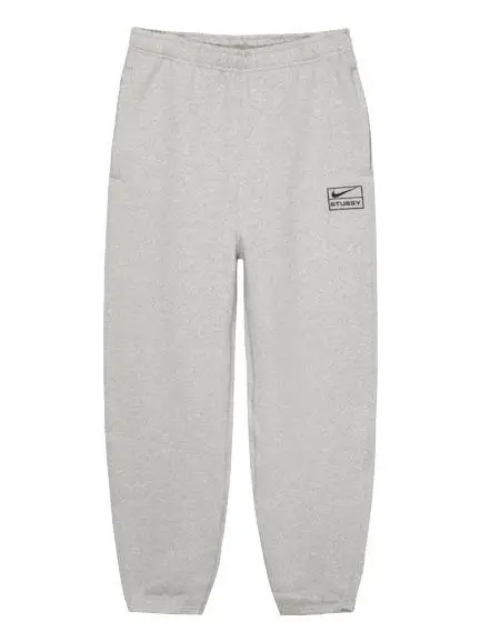 Nike X Stussy Nrg Br Fleece Sweatpants - Grey Heather