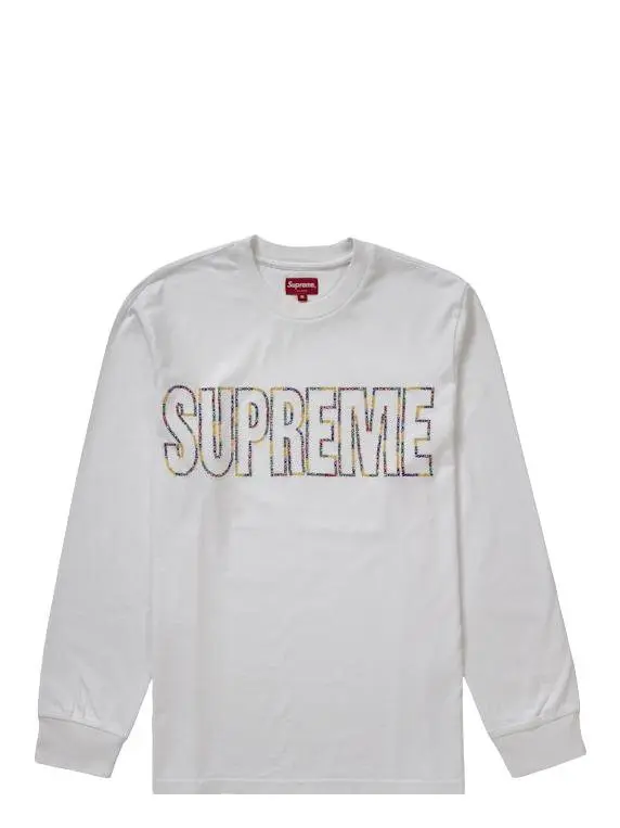 Supreme International Long Sleeve Tee Shirt - White