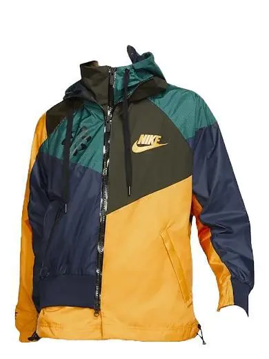 Nike X Sacai Hooded Anorak - University Gold/campfire Orange
