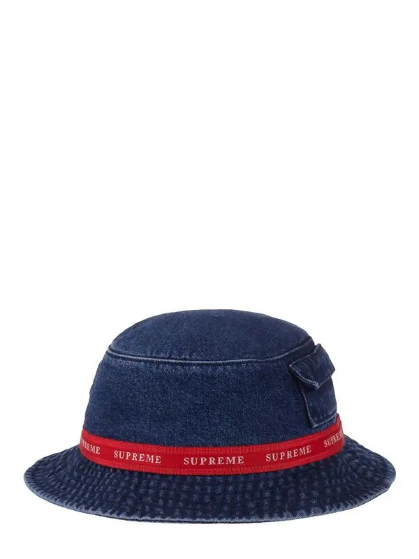 Supreme Hysteric Glamour Text Bucket Hat - Denim