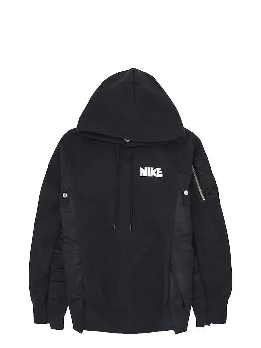 Nike X Sacai Hooded Sweatshirt - Black