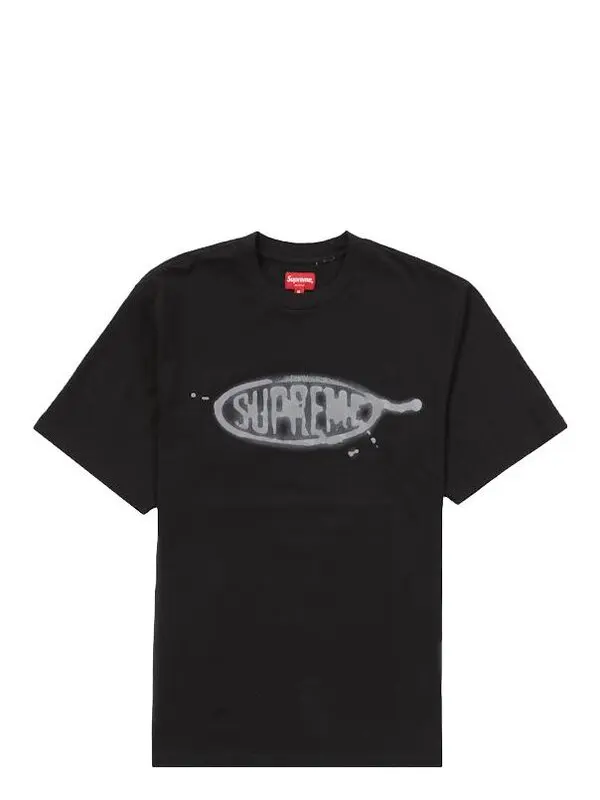 Supreme Ink Blot Short Sleeve Top - Black