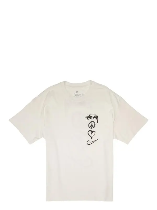 Nike X Stussy Peace, Love, Swoosh T-shirt - White