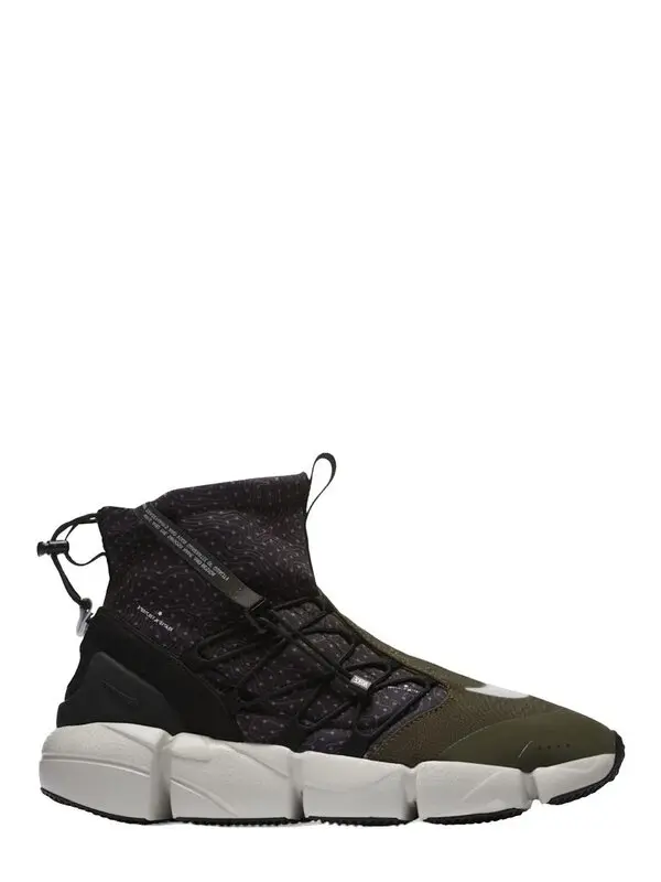 Nike Footscape Mid Utility - Black/white/cargo Khaki