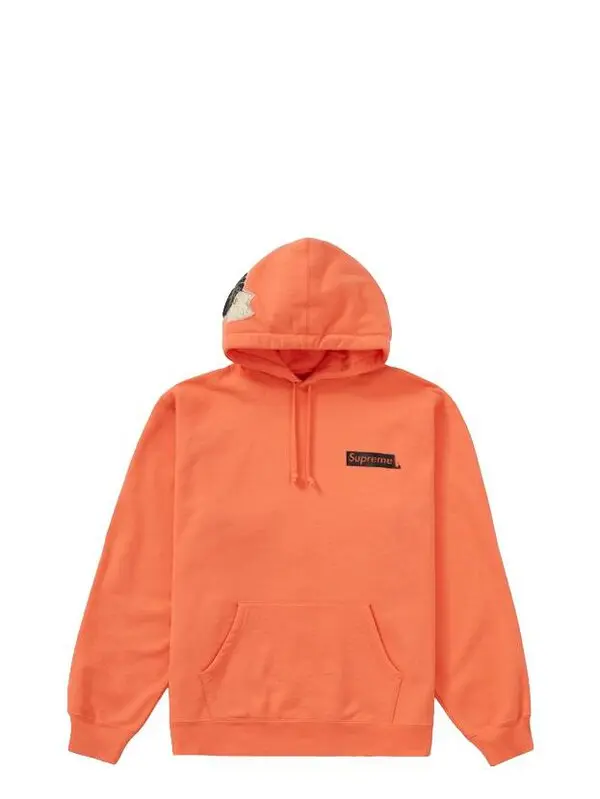 Supreme Patches Hooded Sweatshirt - Apricot