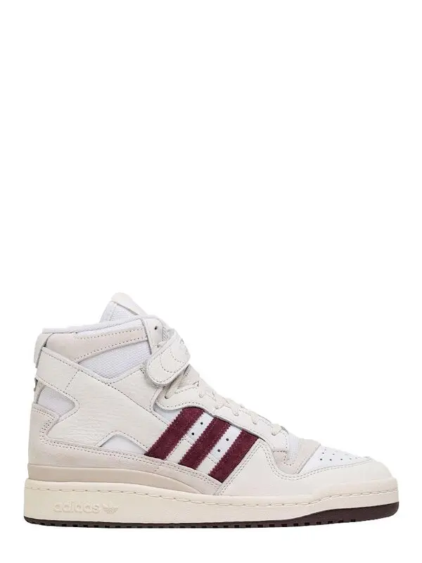 Adidas Forum Hi Sneakers - White/maroon