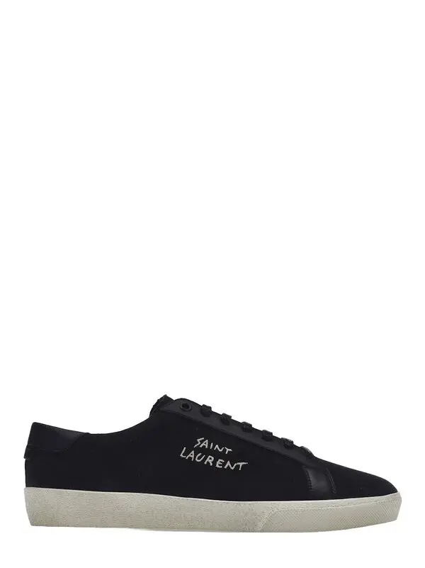 Saint Laurent Court Classic Sl/06 Low Sneakers - Black