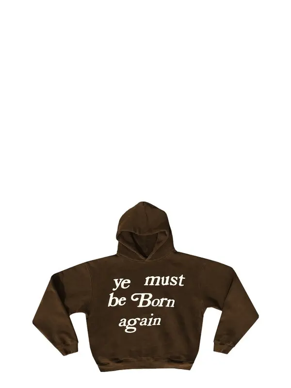 CACTUS PLANT FLEA MARKET Born Again Hooded Sweatshirt - Brown
