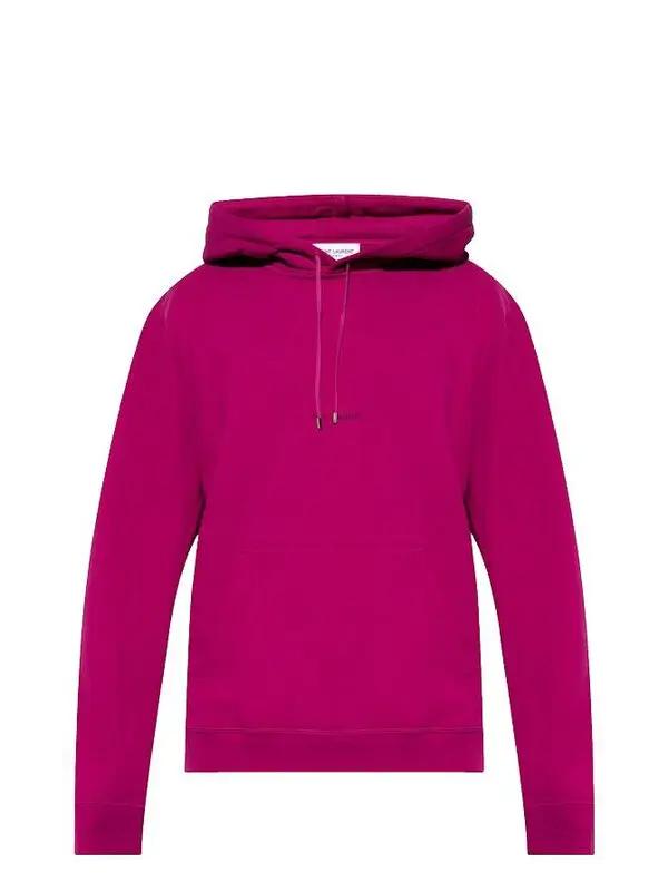 Saint Laurent Basic Hoodie - Berry