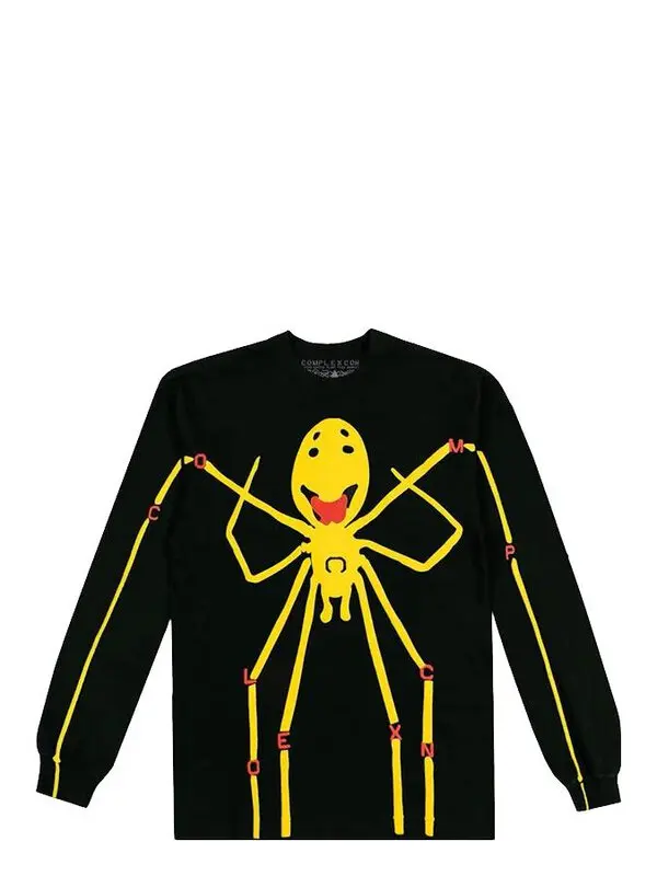 CACTUS PLANT FLEA MARKET X Complexcon Spider Legs Long Sleeve T-shirt - Black