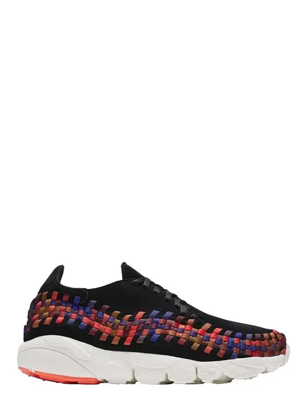 Nike Air Footscape Woven Sneakers - Black/total Crimson