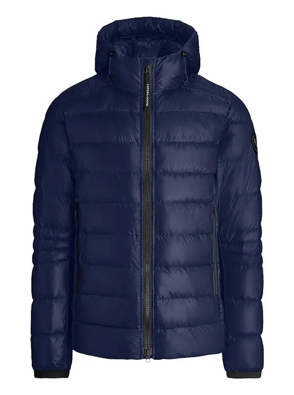 Canada Goose Crofton Down Slim Fit Hooded Jacket - Atlantic Navy Blue